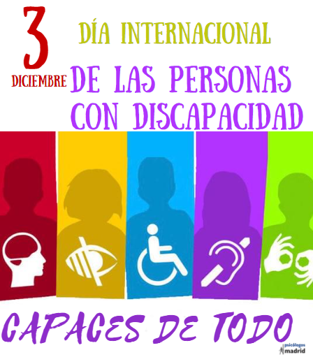 DIA INTERNACIONAL DE LAS PERSONAS CON DISCAPACIDAD | Psicologos Madrid